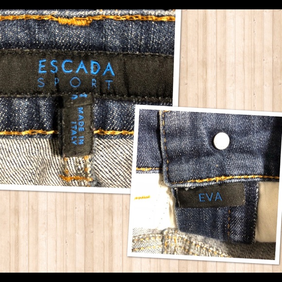 Escada | Jeans | Escada Sport Straight Leg Jeans Size 34 | Poshmark